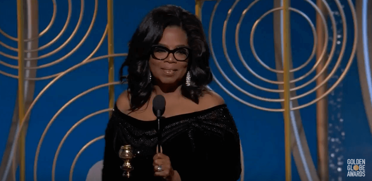 President Oprah Golden Globes speech sparks rumours of 2020 run
