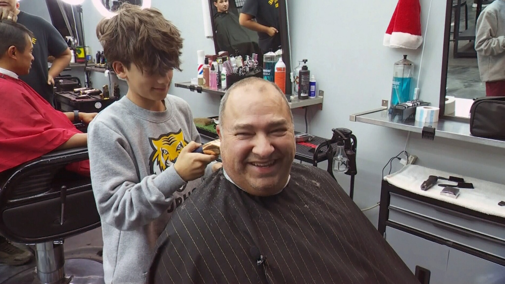 Future barbers Montreal high school students learn how to cut hair